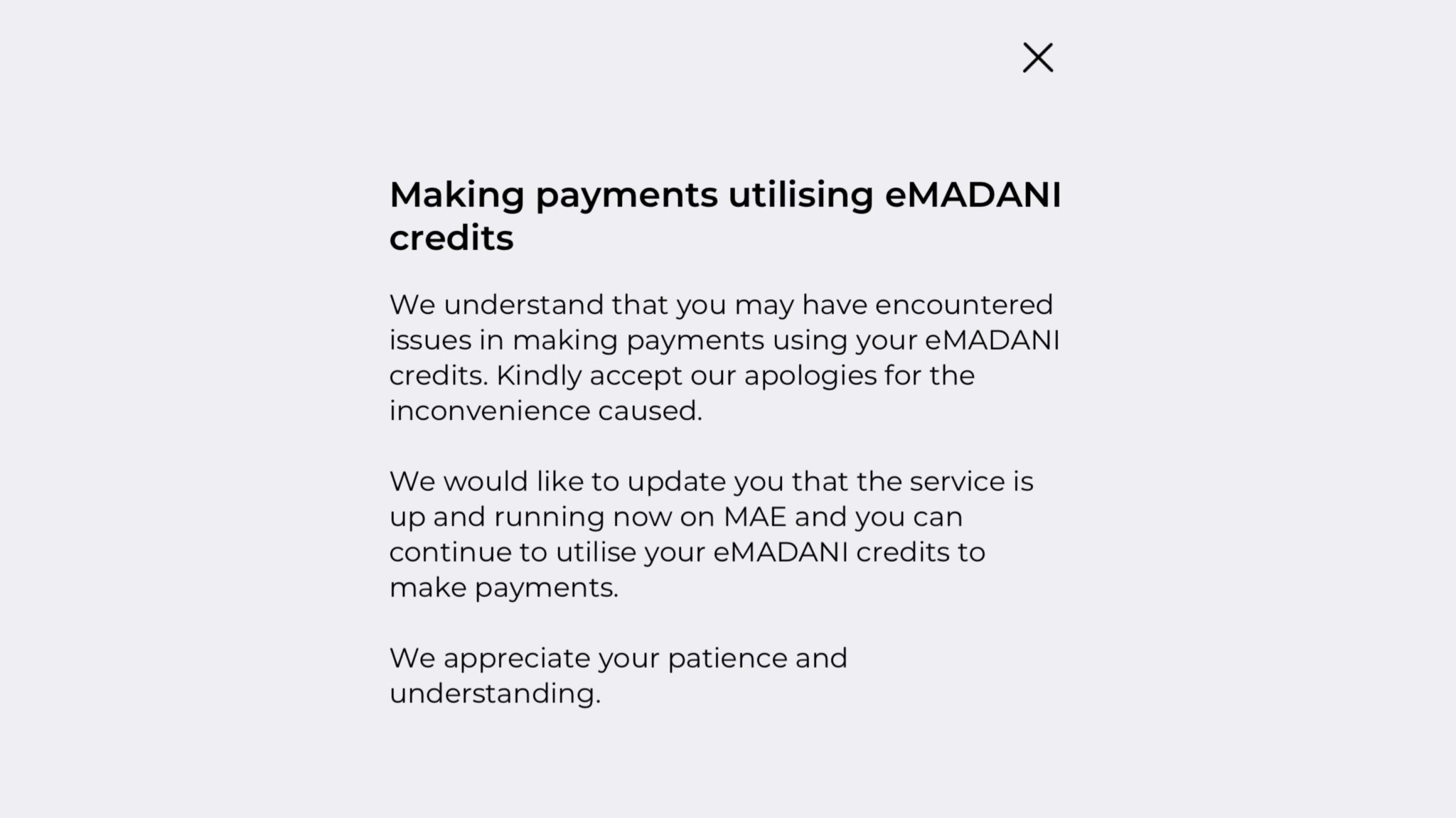 eMADANI MAE : Ramai Mengadu eMADANI MAE Tidak Dapat Kredit. Ini Mungkin ... eMADANI MAE : Ramai Mengadu eMADANI MAE Tidak Dapat Kredit. Ini Mungkin ...